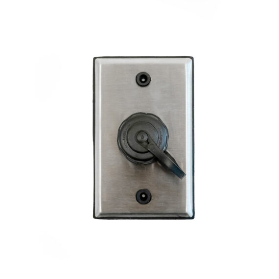 Stainless Steel Single Gang Wall Plate for One Twist-lock cable ...